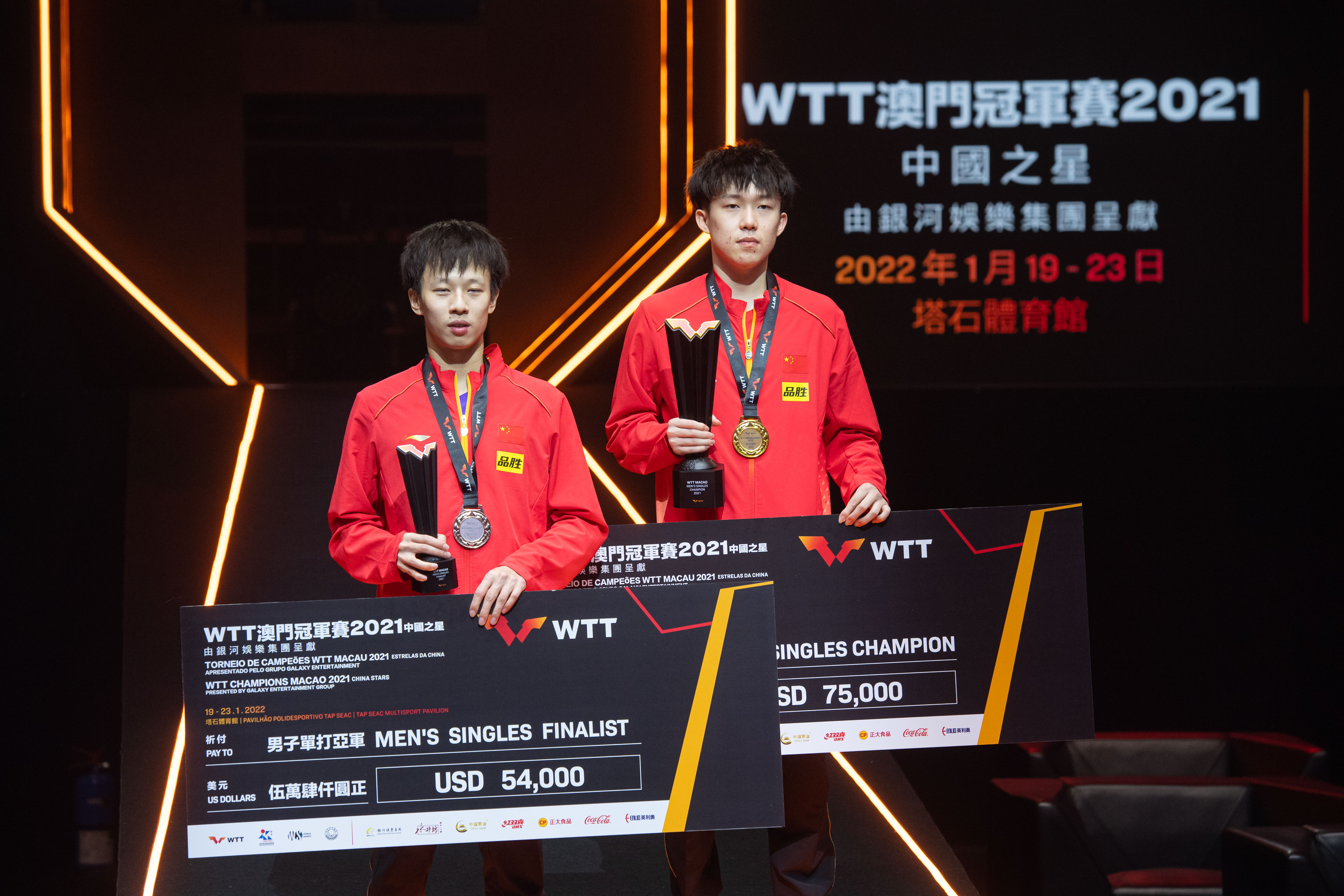 WTT Macau Table Tennis finalists | Macau Business