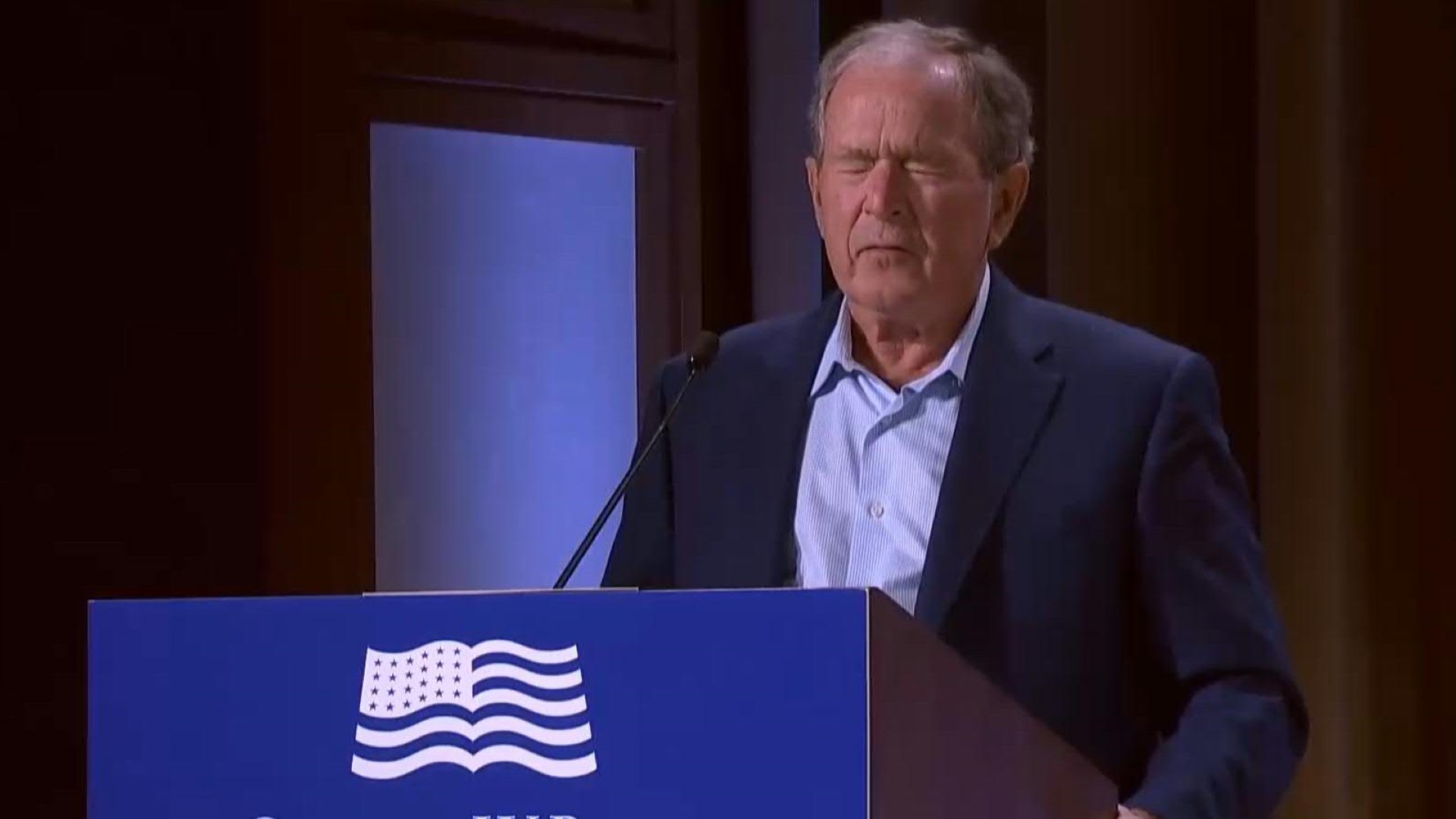MBtv: Bush calls Iraq invasion "unjustified" in blunder | Macau Business