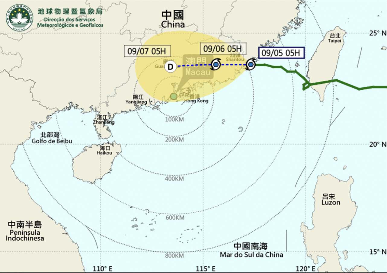 Macau spared high typhoon alert from tropical cyclone Haikui | Macau ...