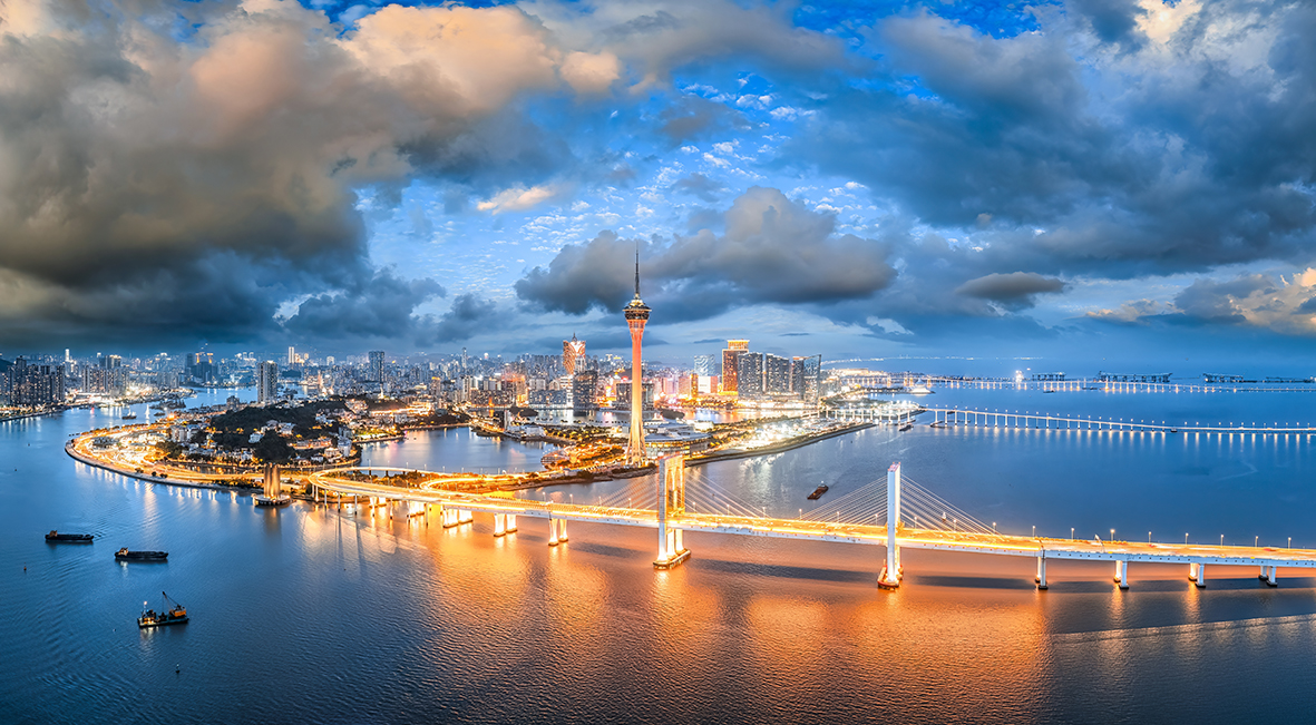 Aerial,View,Macau,City,Financial,District,Skyline,Panorama | Macau Business