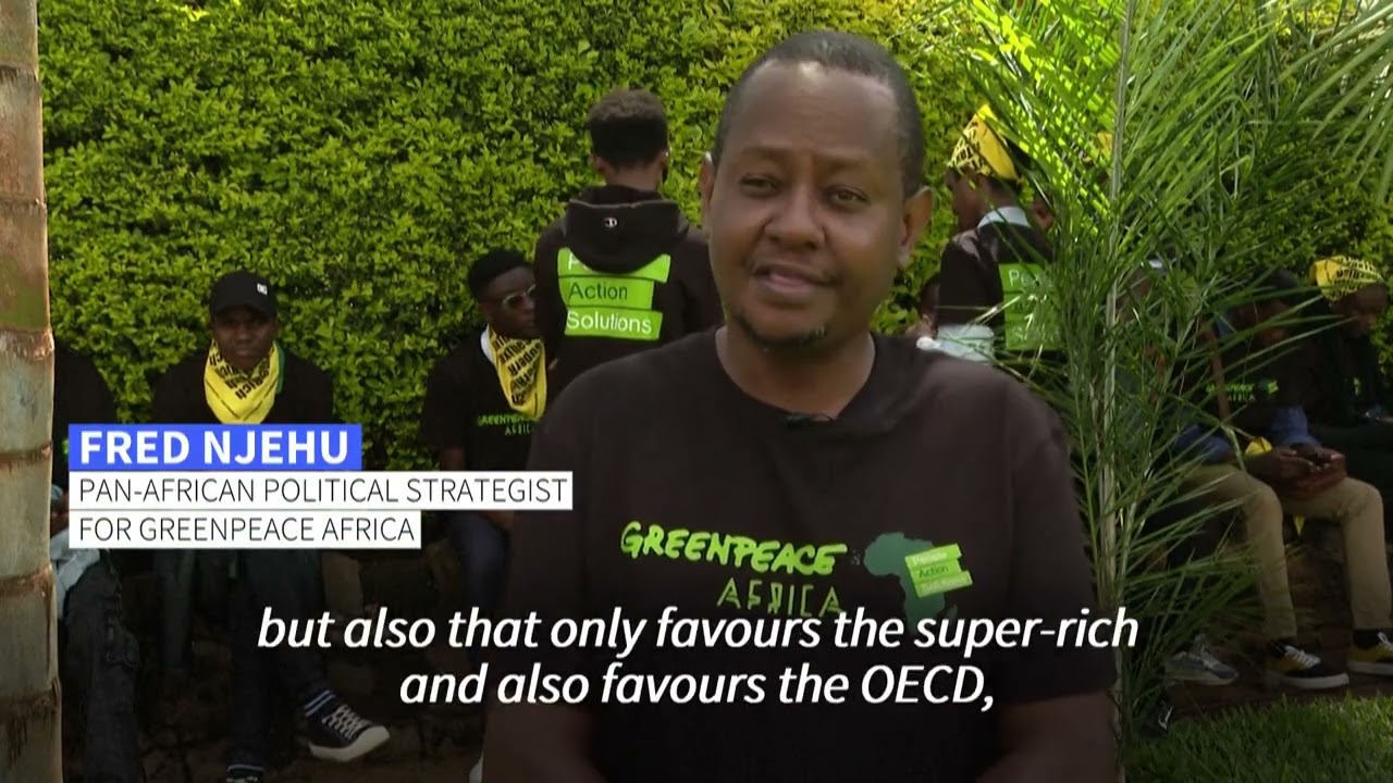 MBtv: Greenpeace volunteers form giant Africa map in call for taxes on ...